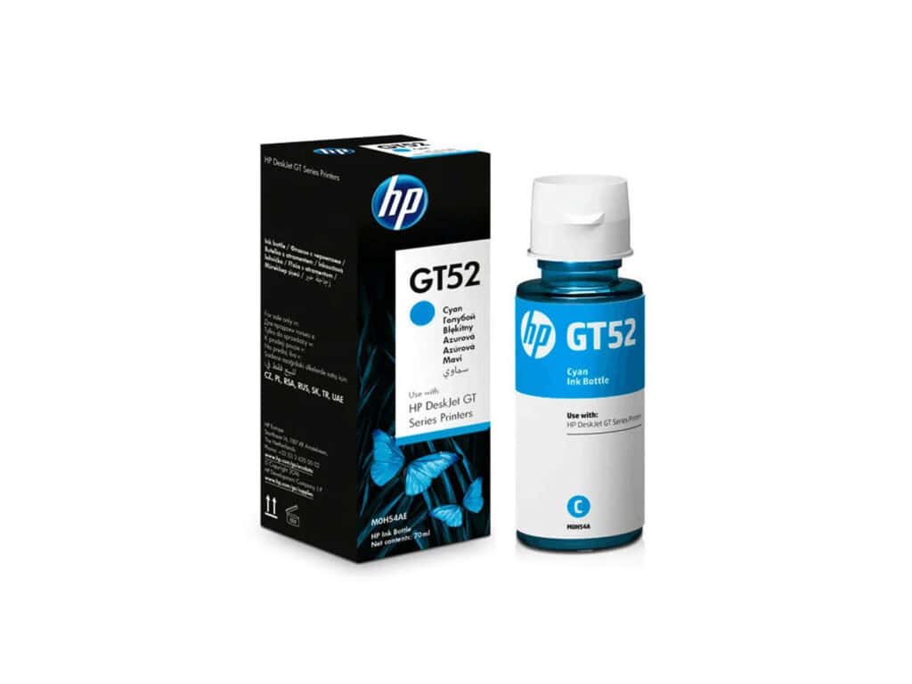 HP GT52 Cyan Original Ink Bottle - Ink Tank 115/315/415 - M0H54AE ...