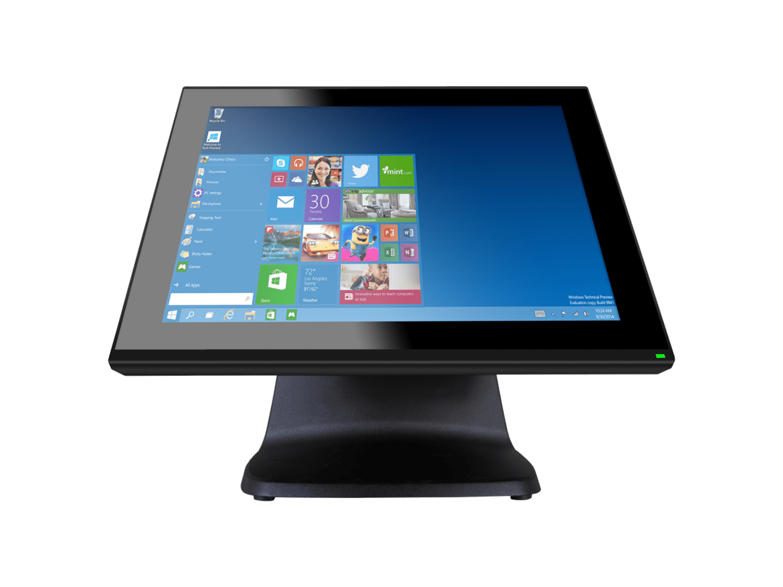 Poslab WavePOS 68i, 15″ XGA 1024×768 PCAP Touch POS - J1900, 128GB SSD, 4GB RAM, No OS - tech.co.za