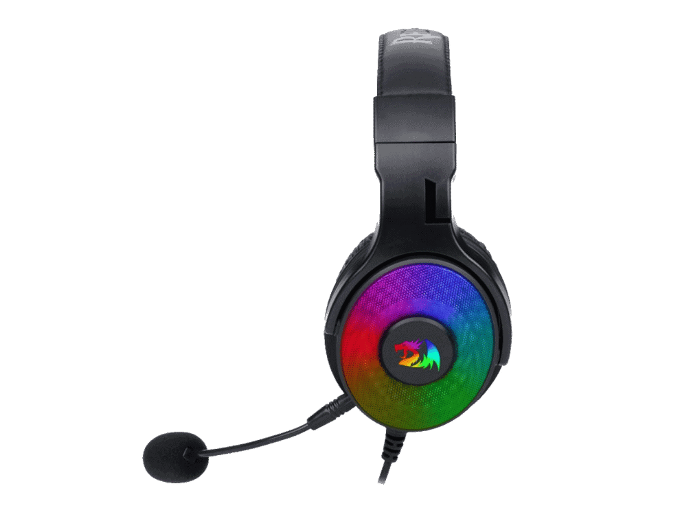 Redragon Over-Ear PANDORA USB|Aux RGB Gaming Headset - Black - tech.co.za