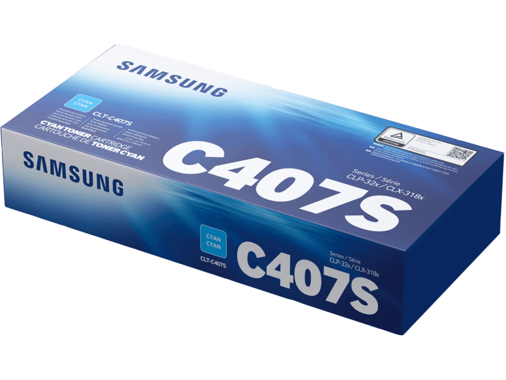 Samsung CLT-C407S CYAN TONER CARTRIDGE WITH A YIELD OF 1000 PAGES @ IDC 5% COVERAGE - tech.co.za