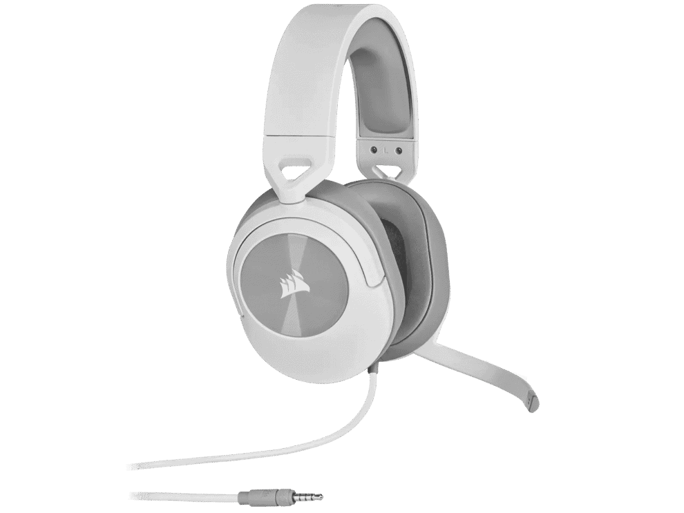 Corsair HS55 Surround Gaming Headset; White. - tech.co.za
