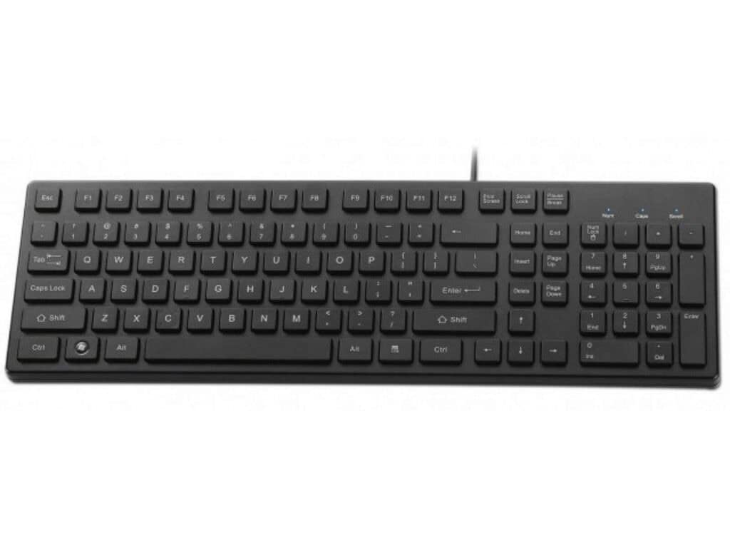 Mecer MK-U03BK USB Slim Black Keyboard - tech.co.za