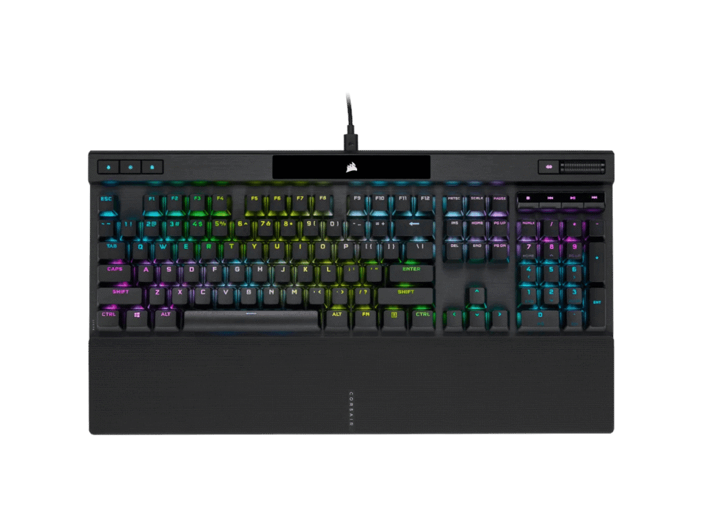 Corsair K70 RGB Pro Mechanical Gaming Keyboard - Cherry MX Speed Silver ...