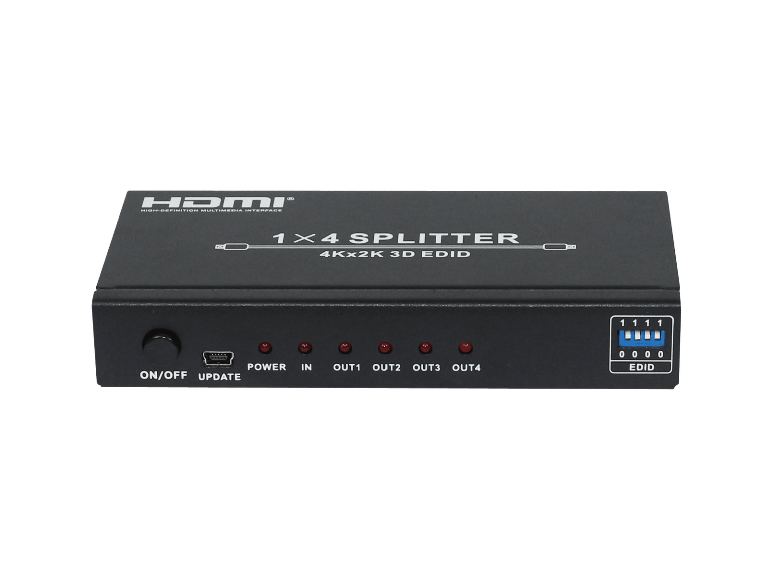 HDCVT 1×4 HDMI 1.4 Splitter supports HDCP1.4 and EDID - tech.co.za