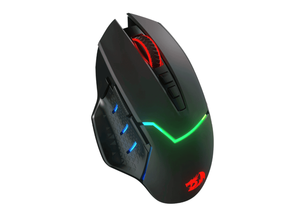 REDRAGON Mirage Pro 8000DPI RGB Wireless Gaming Mouse - Black - tech.co.za