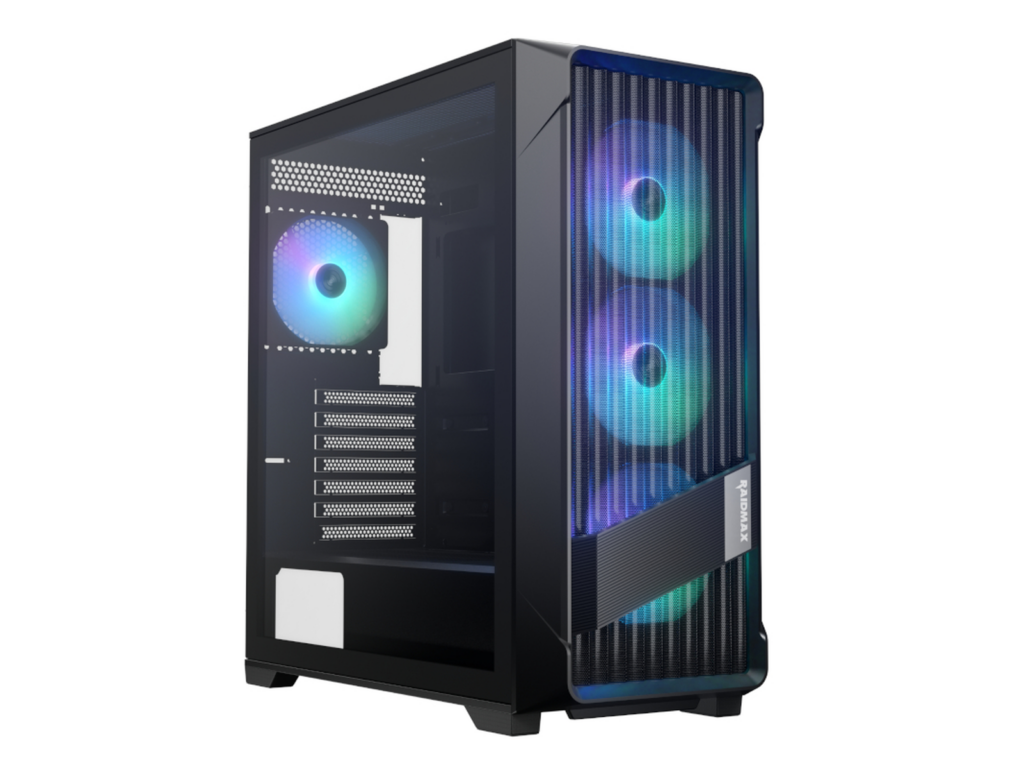 Raidmax X603TBF ATX type-C 41cm VGA ARGB Mid-Tower Gaming Chassis ...
