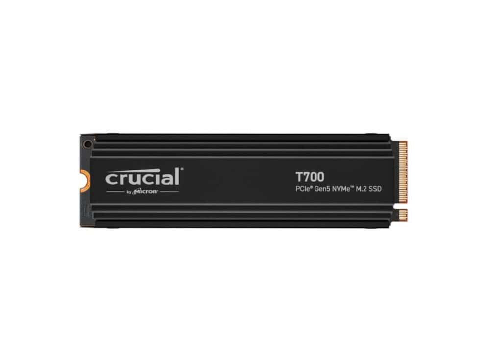 Crucial T700 4TB M.2 NVMe Gen5 with Heatsink NAND SSD - tech.co.za