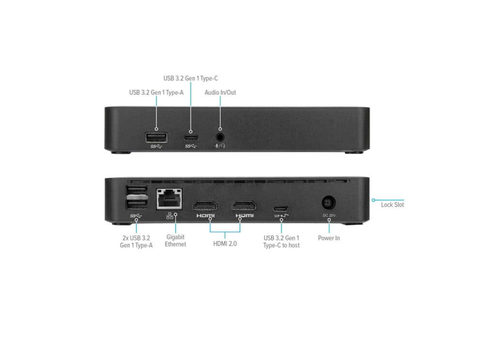 Targus Universal USB-C DV4K Docking Station with 65W Power Delivery ...