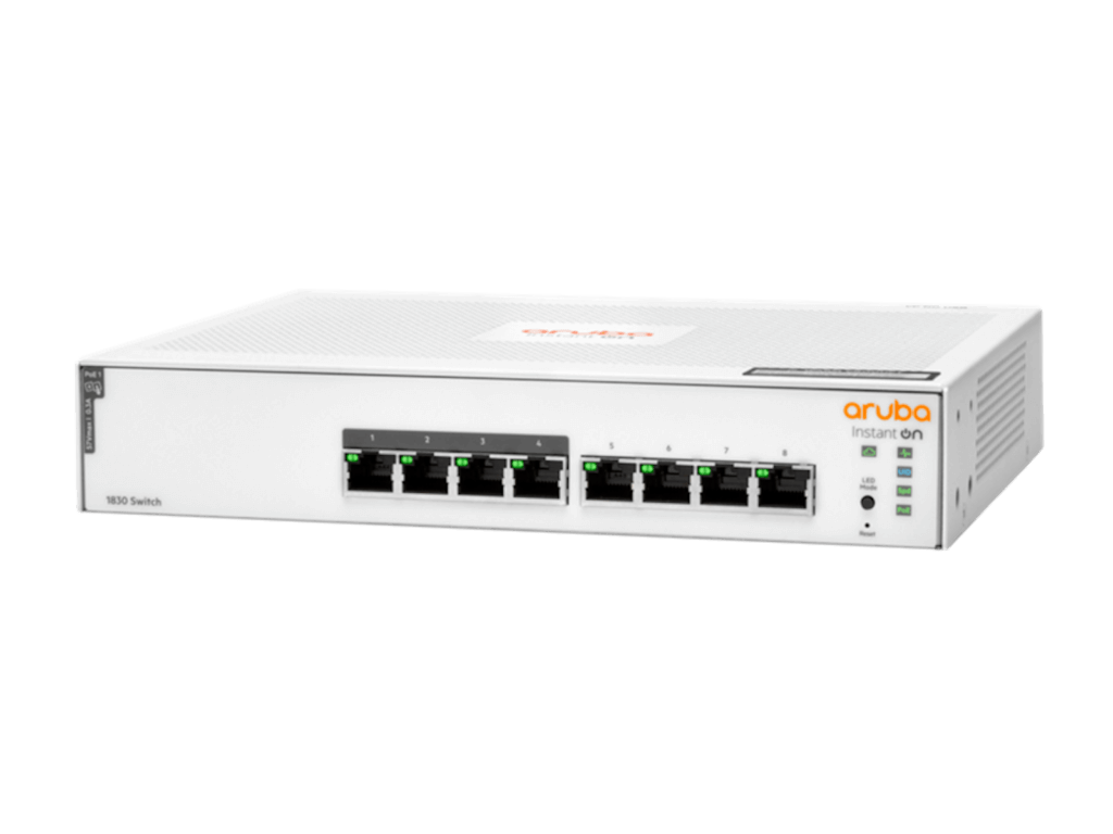 Aruba Instant On 1830 8G 4p Class4 PoE 65W Switch - tech.co.za