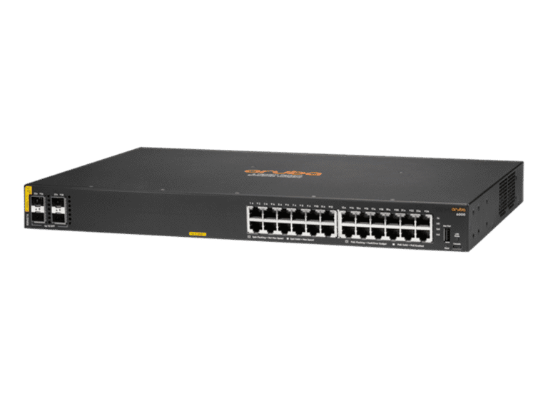 Aruba 6000 24G Class4 PoE 4SFP 370W Switch - tech.co.za
