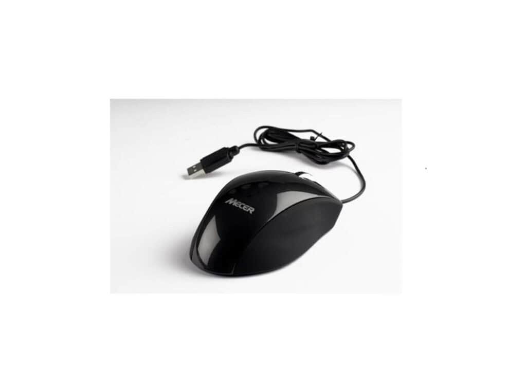 Mecer Black USB Optical Wheel Mouse - tech.co.za