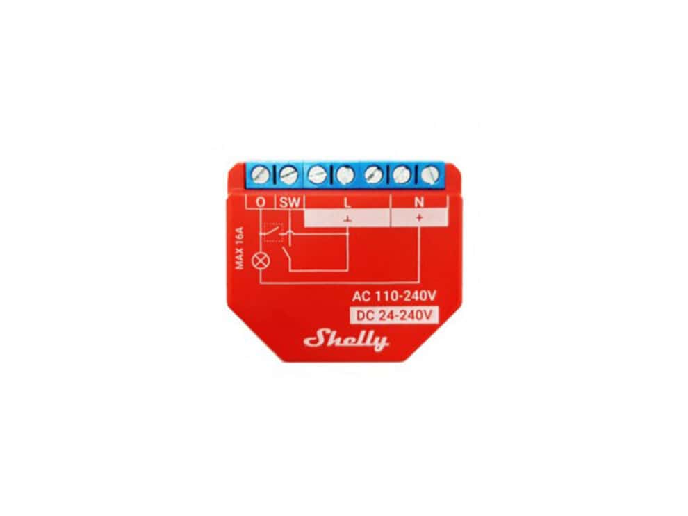 Shelly Plus 1PM Wi-Fi Relay With Power Monitoring - (Single Pack ...