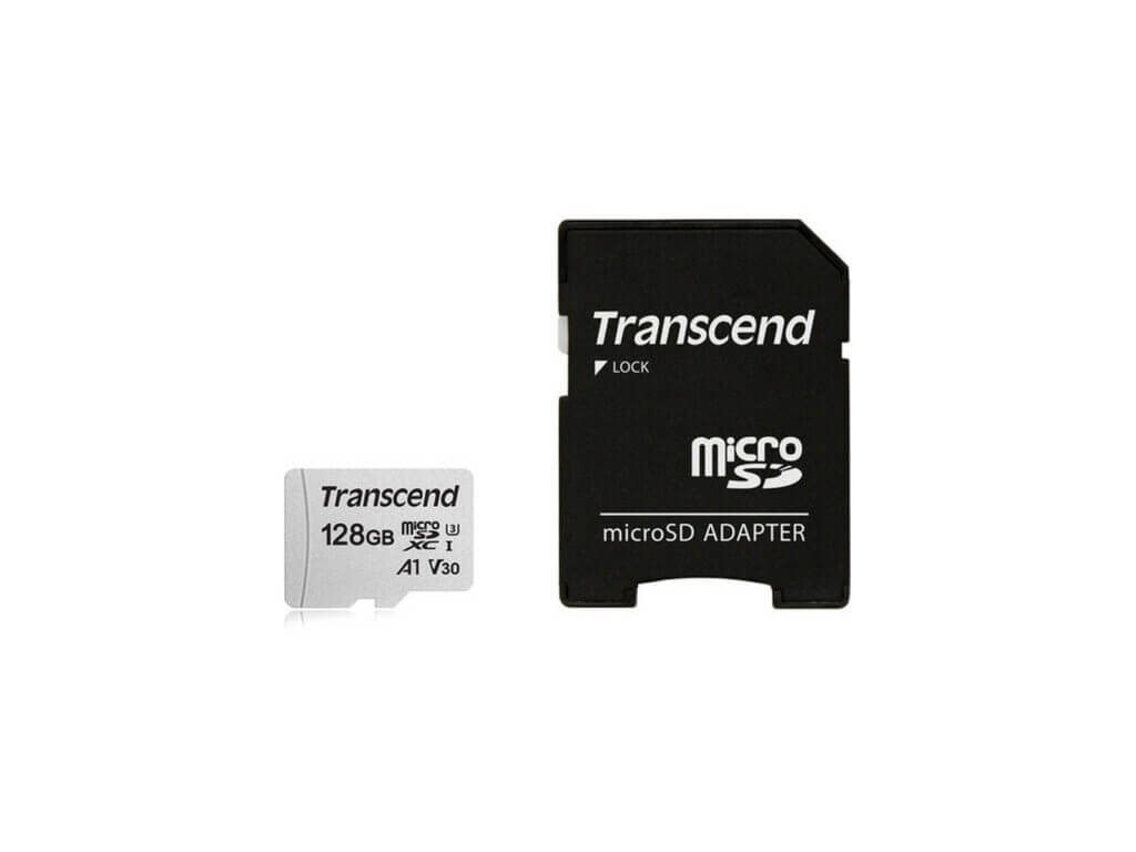 Transcend 128gb Micro SDXC C10 With Adaptor - tech.co.za