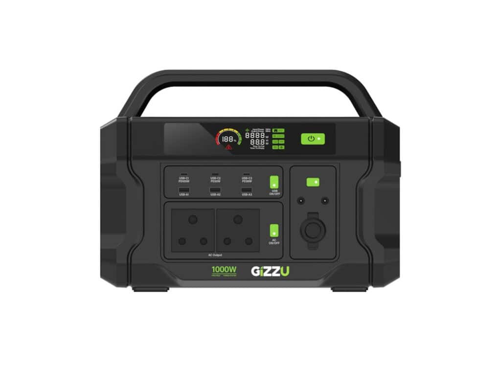 Gizzu Challenger Pro 1120WH/1000W UPS Power Station - tech.co.za