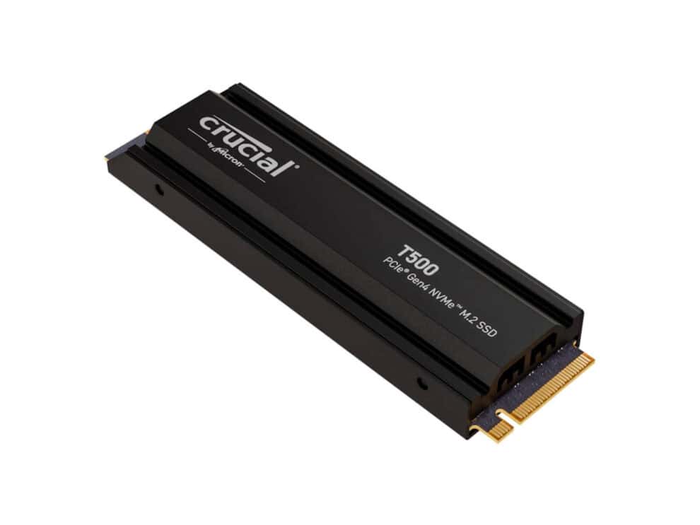 Crucial T500 1TB M.2 NVMe Gen4 with Heatsink NAND SSD - tech.co.za