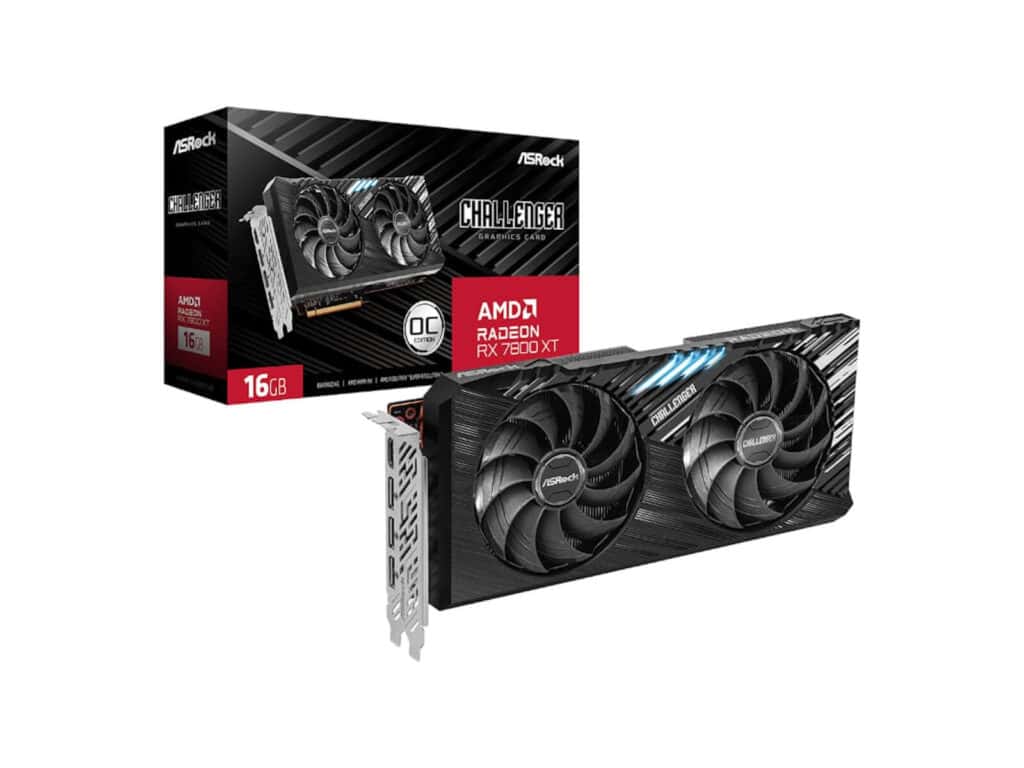 Asrock Radeon RX7800XT Challenger 16GB OC Graphics Card - tech.co.za