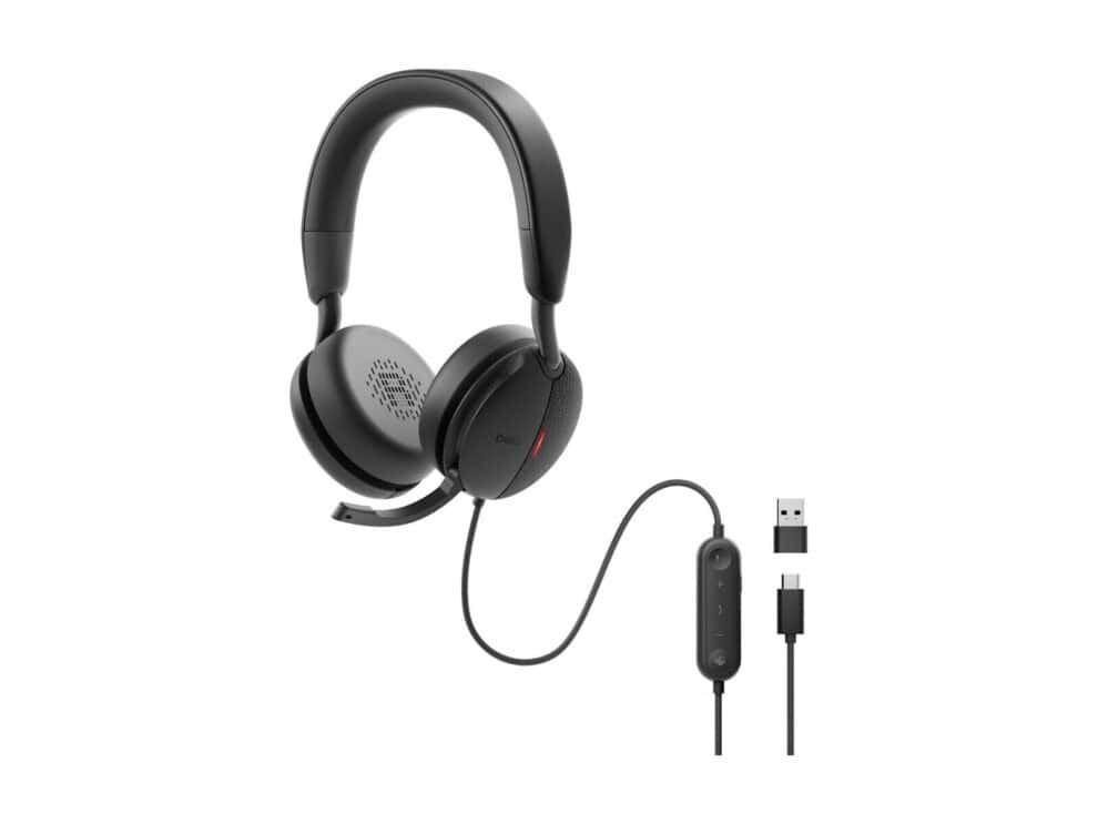 Dell WH5024 Headset Wired Headset - Calls/Music USB Type-C Black - tech ...