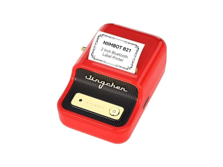 Niimbot B21 Portable Thermal Label Printer - Red - tech.co.za