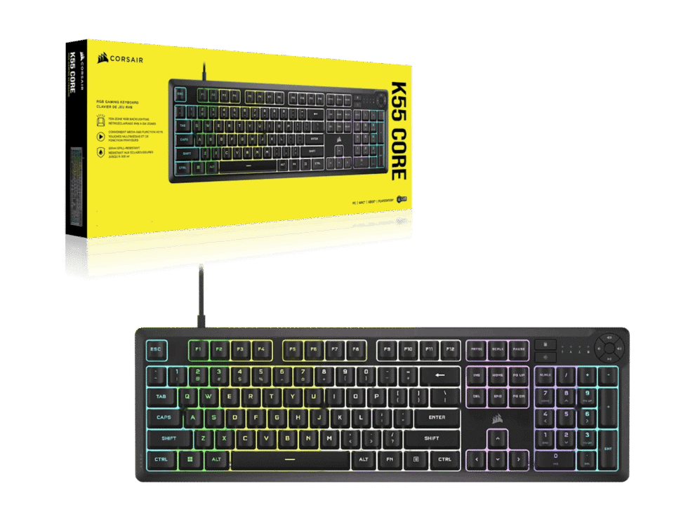 Corsair K55 Core Gaming Keyboard - tech.co.za