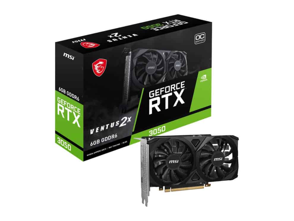MSI Nvidia GeForce RTX 3050 6GB Graphics Card - tech.co.za