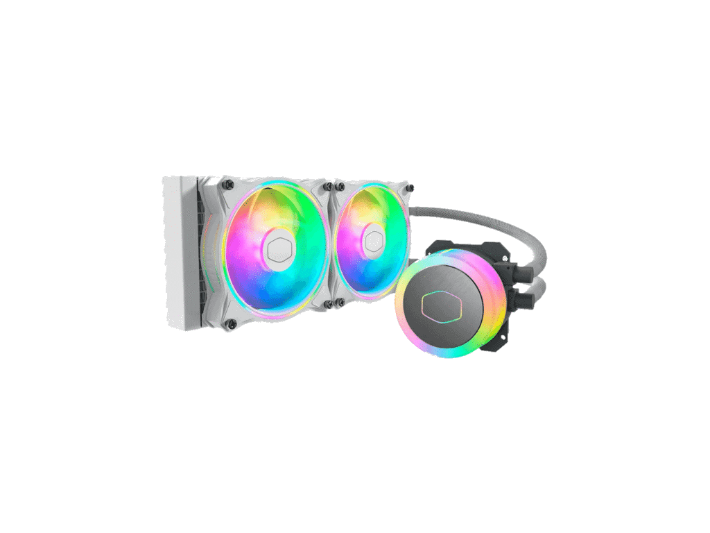 Cooler Master Master Liquid 240 Atmos ARGB White Cooler - tech.co.za