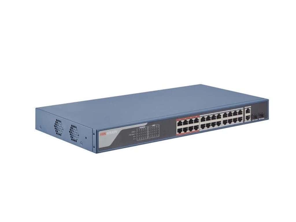 Hikvision 24 Port Fast Ethernet Smart POE Switch - tech.co.za
