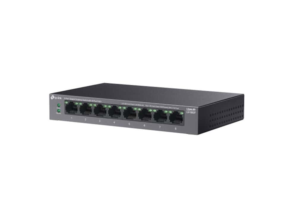 TP-Link 8 Port Gigabit Unmanaged Desktop PoE Switch - tech.co.za
