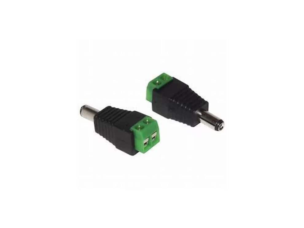 DC Power Plug with Screw Terminals 5.5mm Jack - tech.co.za