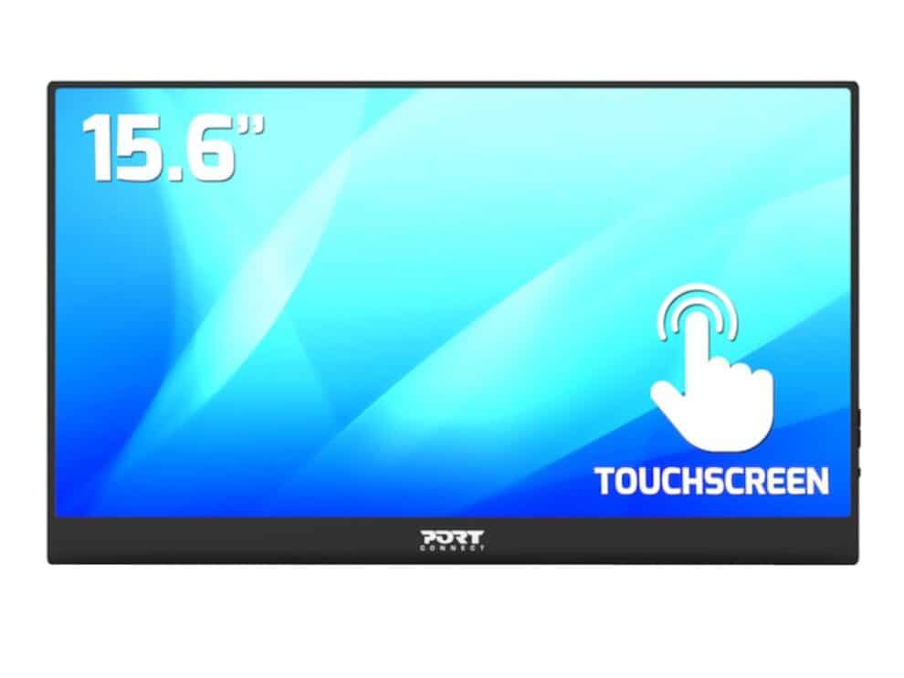 Port Connect 15.6" Full HD Touchscreen Portable Monitor - tech.co.za