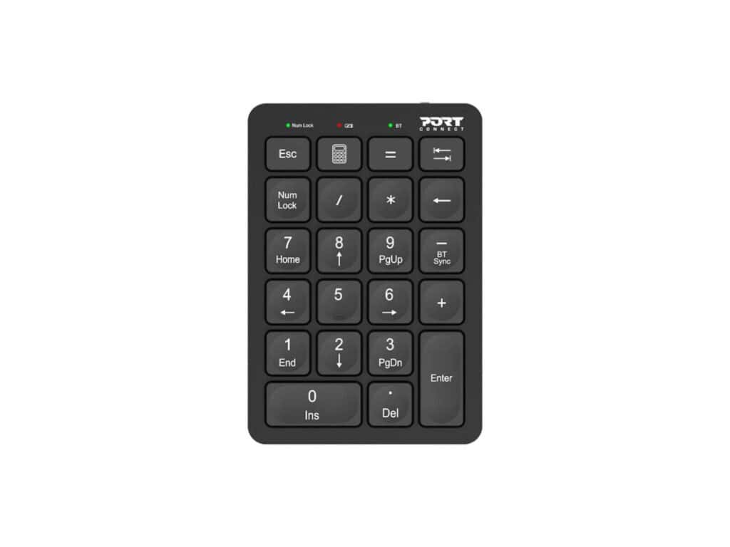 Port Connect Bluetooth Rechargeable Keypad - tech.co.za