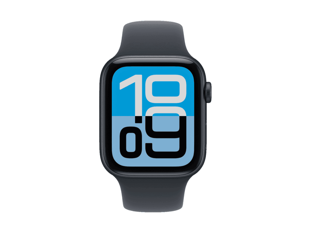 Apple Watch SE 3 44mm Midnight Aluminum Case with Midnight Sport band ...