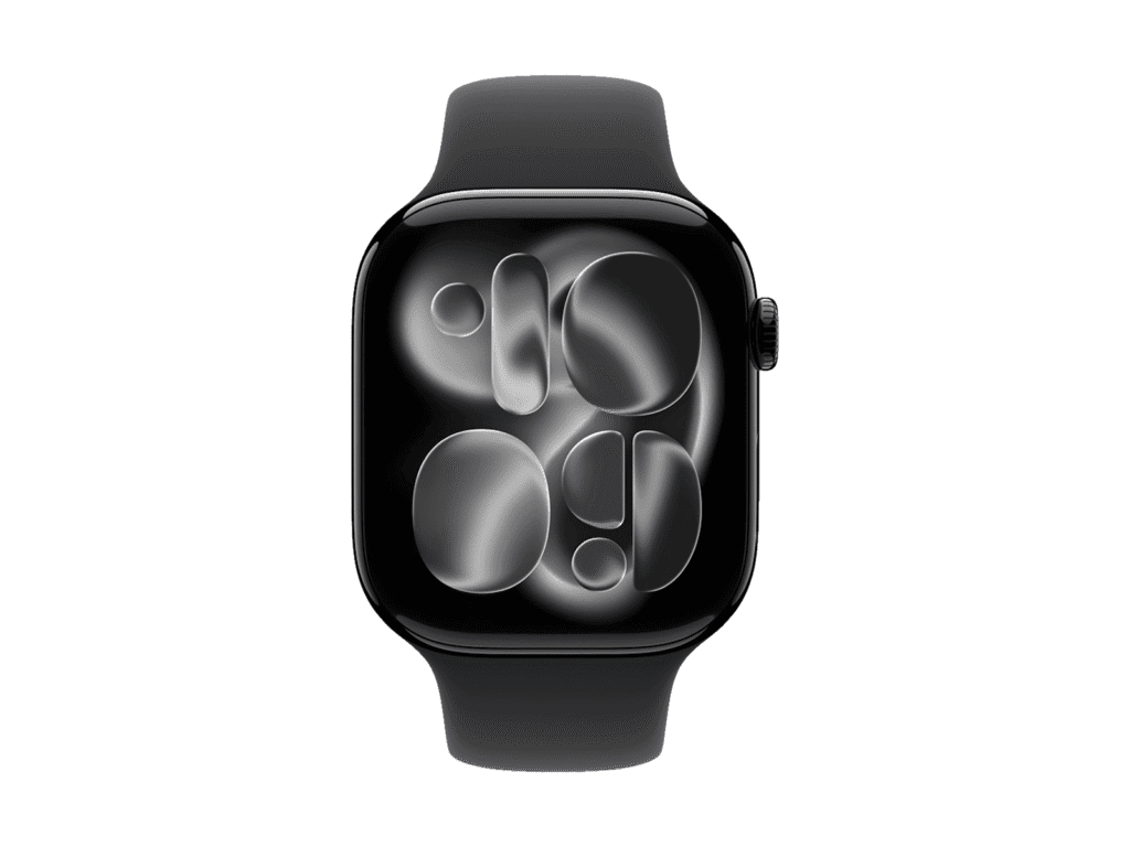 Apple Watch Series 11 46mm Jet Black Aluminum Case with Black Sport ...