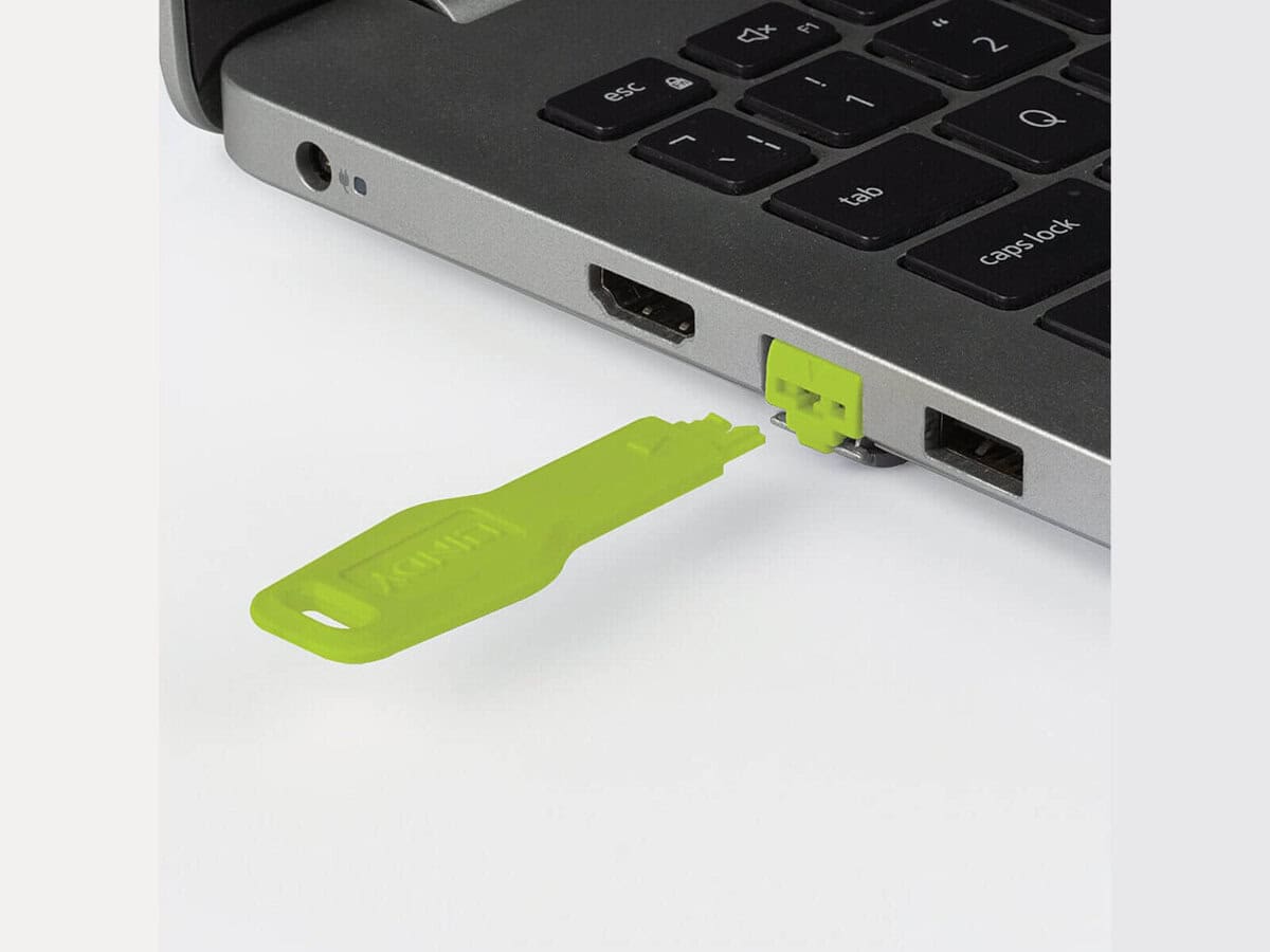 Lindy Rj45 Port blocker - Green (10 Pack, 1 Key) - tech.co.za