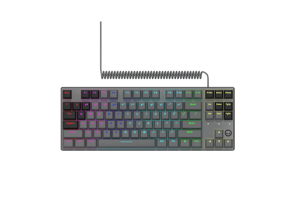 LORGAR Azar 514TKL, Wired RGB mechanical gaming keyboard - Black - tech ...